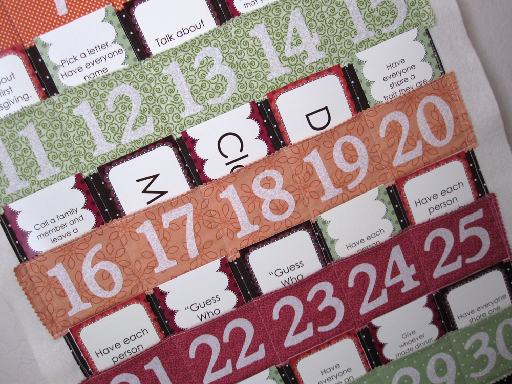 Everyday Celebrations: Give Thanks Countdown Cards