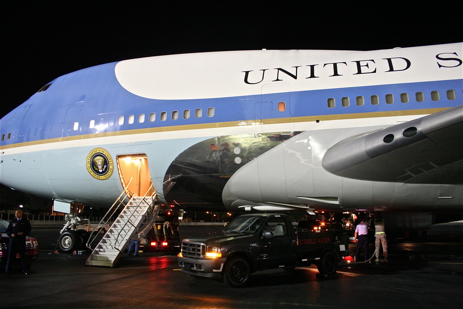 Eddie Freeman Photography: Arrival of Air Force One