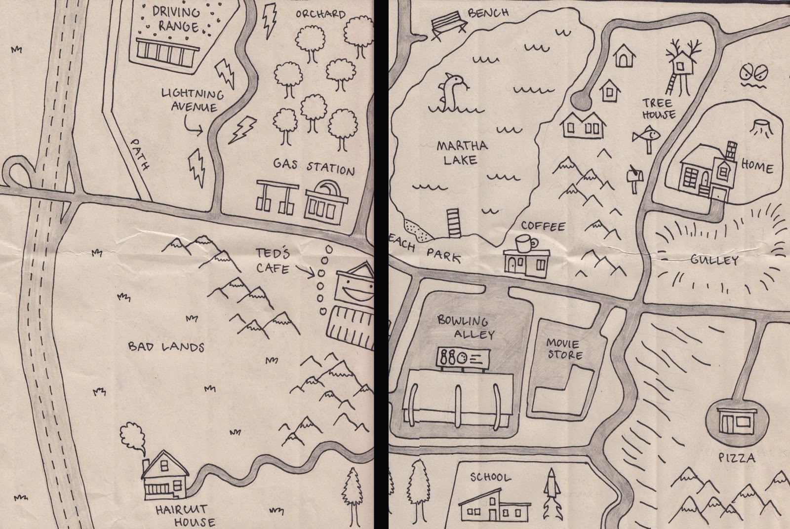 Fire Resistant Material: Map of My Childhood Home