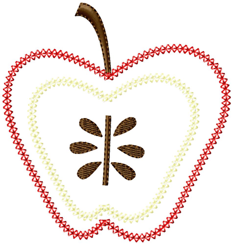 Big Dreams Embroidery: BOTANICAL APPLES Machine Embroidery Applique ...