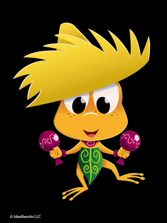 Animated Coqui Frog Puerto Rico