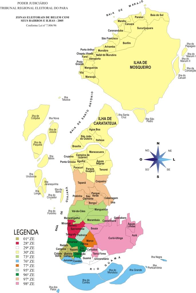 400 anos de Belém: MAPA BELÉM ILHAS