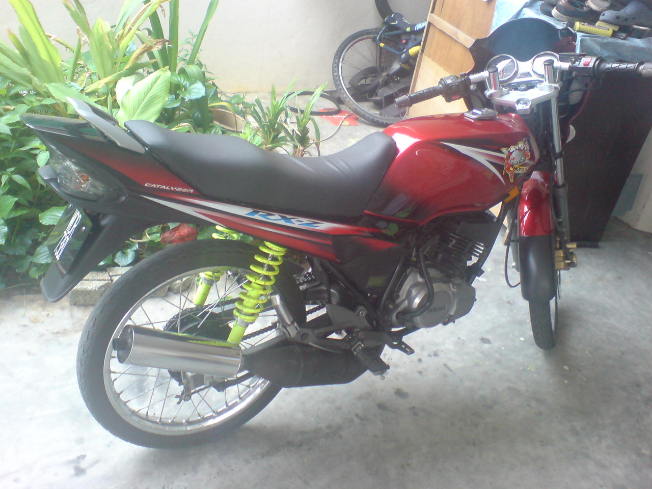 JIWA KELAJUAN: YAMAHA RXZ UPGRADE to YAMAHA CATALYZER