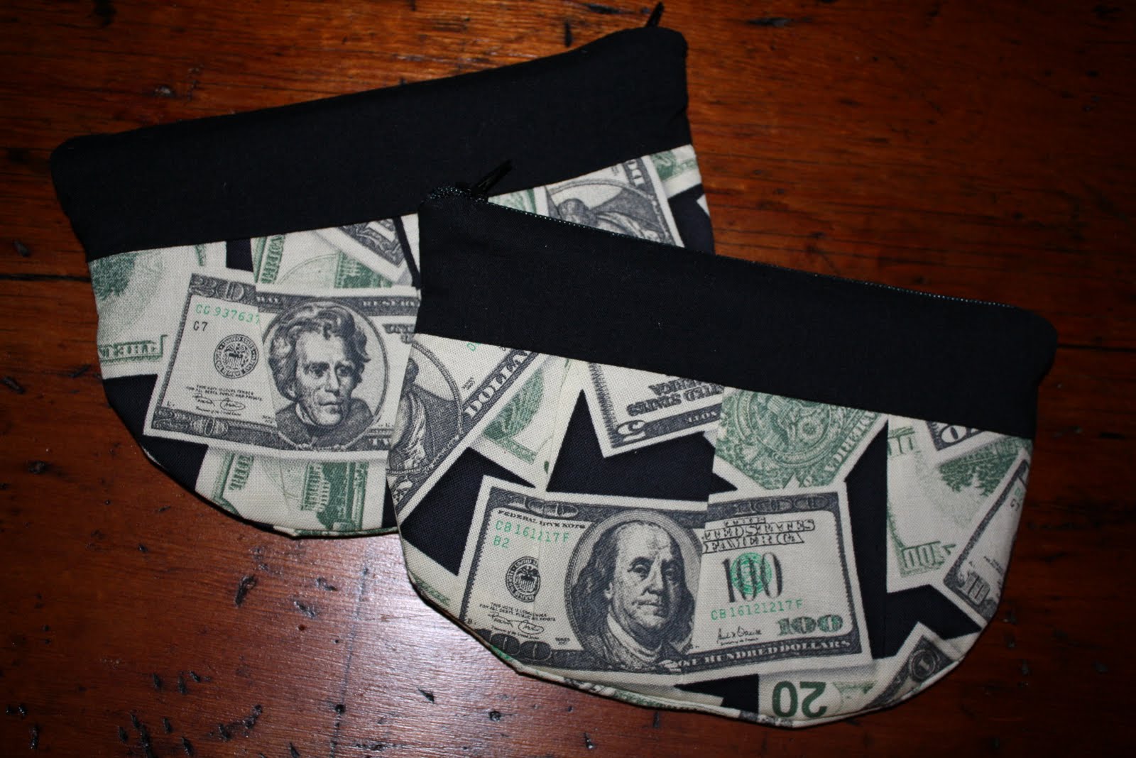 moonpie*prims: Money Fabric Pouches that I Made