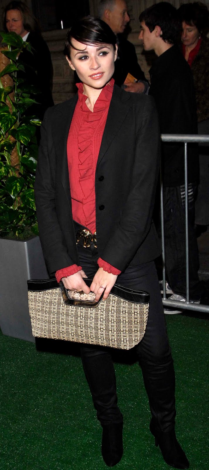 Ladies in Satin Blouses: Emma Pierson - various pictures