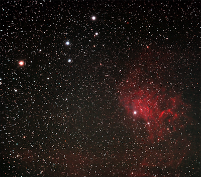 Astro300 - Astronomie & Astrophoto : IC405 Nébuleuse de l'Etoile Flamboyante