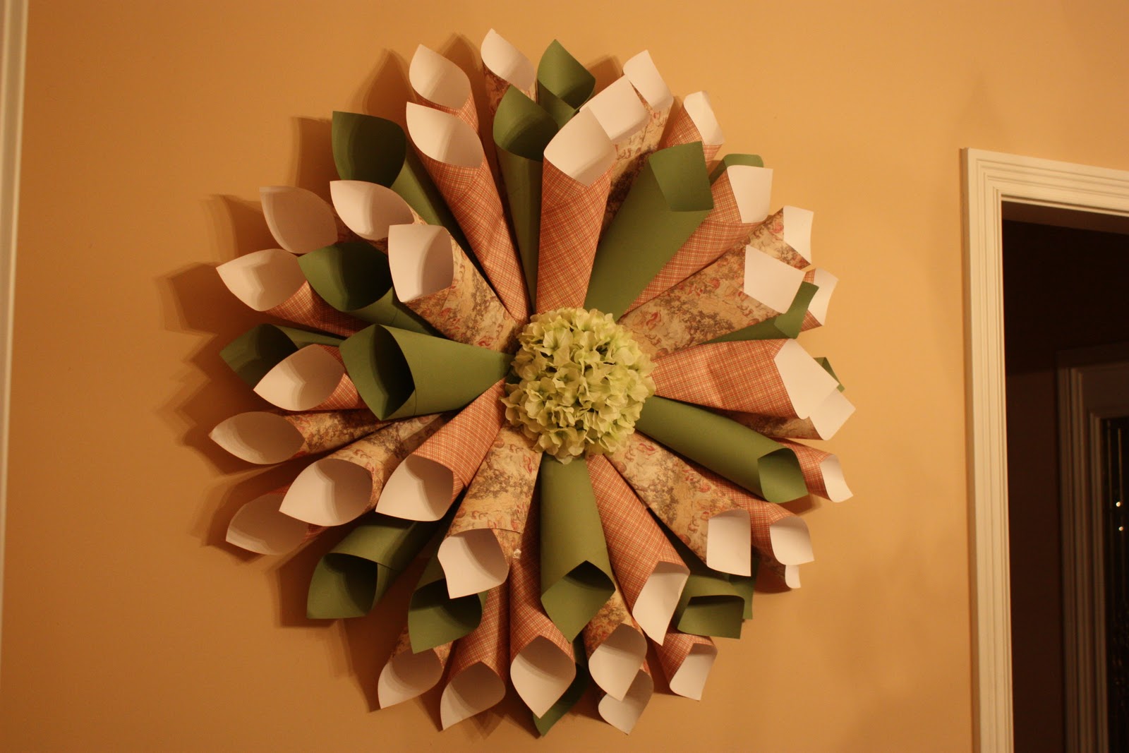 Sanders on the Pike: Paper Cone Wreath