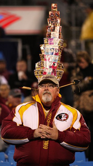 Cave Views: Florida State University football fan