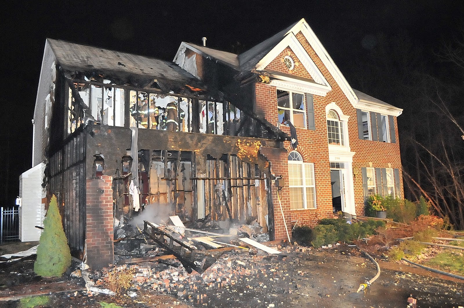 No Injuries at Woodmore House Fire Despite "Backdraft"