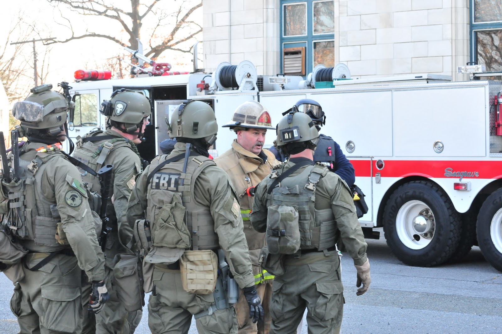 PGFD Participates in Multi-Agency Drill