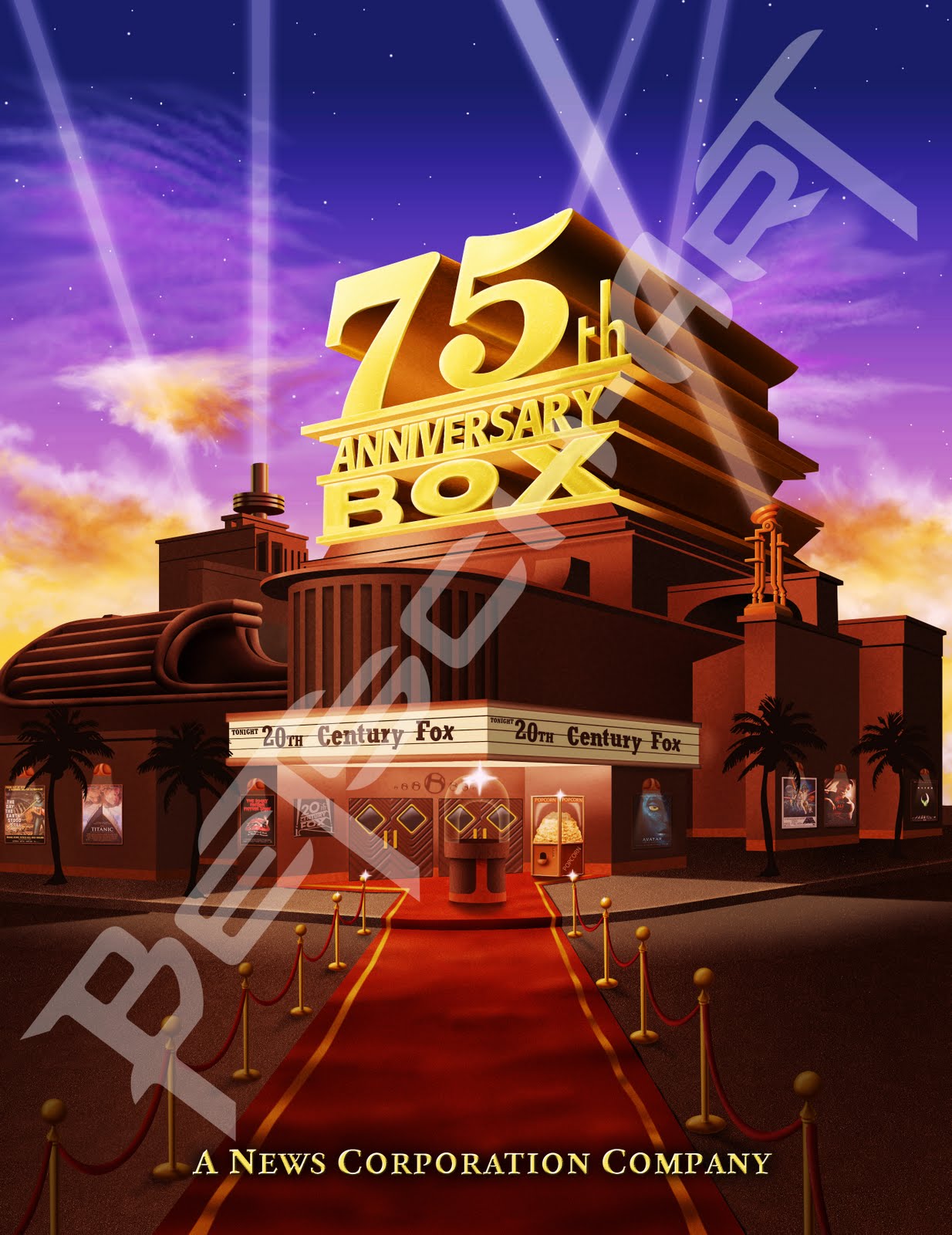 Betsch-art: 20th Century Fox (75th Anniversary Box Design Contest)