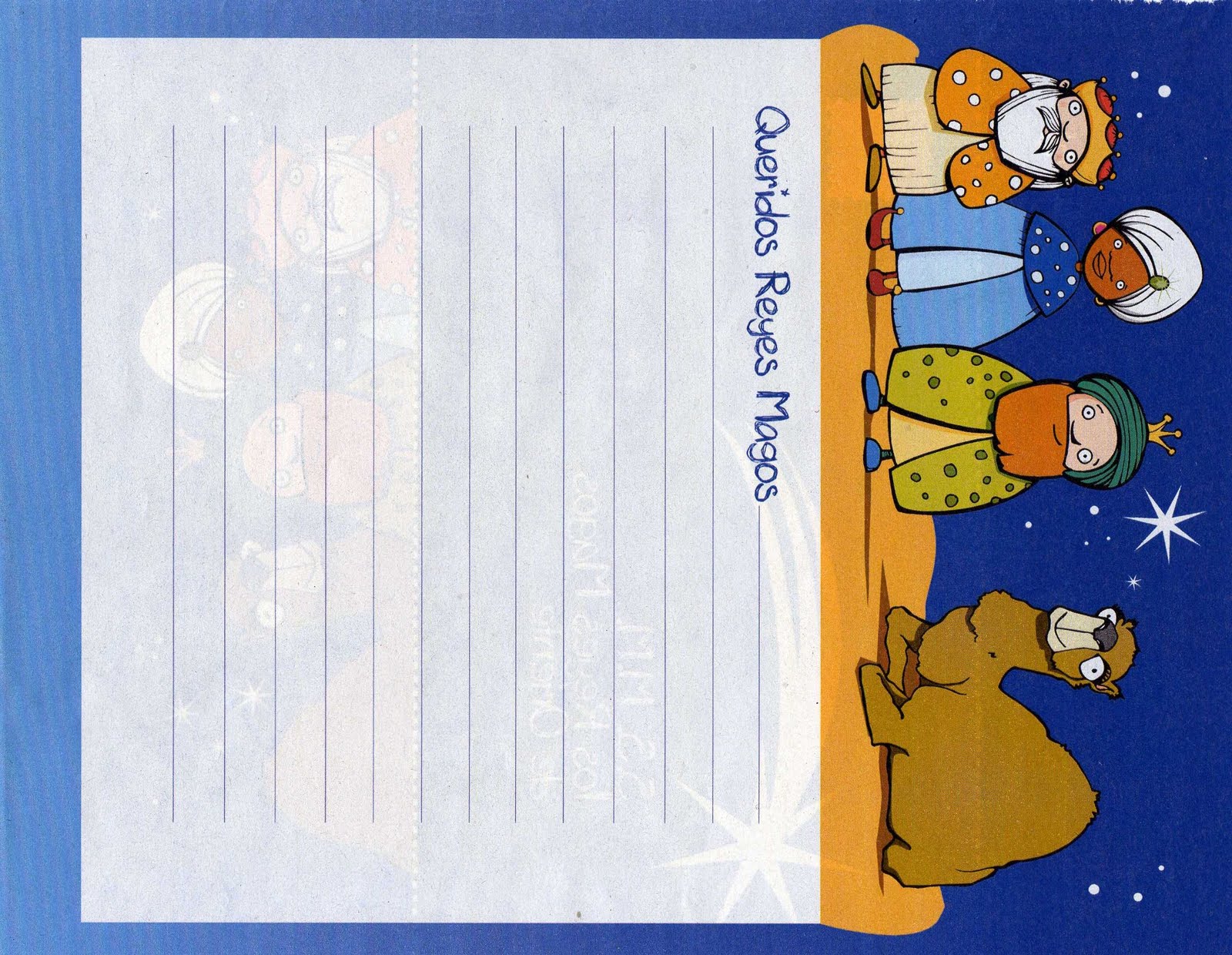 Spanish for Knights: Letter to the Three Wise Men - Carta a los Reyes Magos