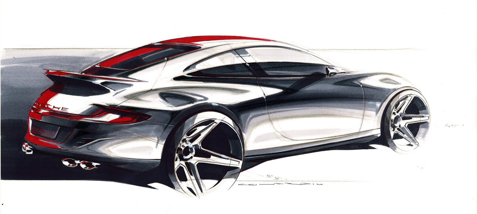 Landspeed Blog: Daily Sketch - Porsche 911