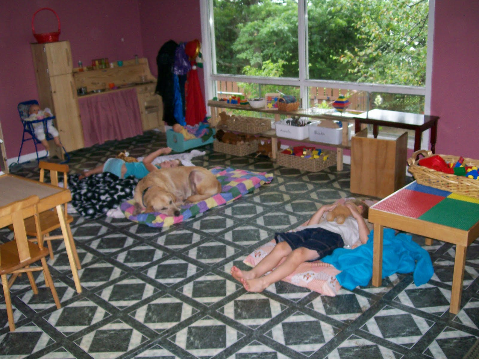 Tree House Preschool Daycare: Rest time after lunch
