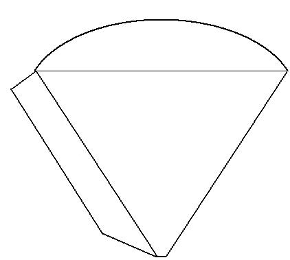 "Irmãnitas": Molde cone de papel