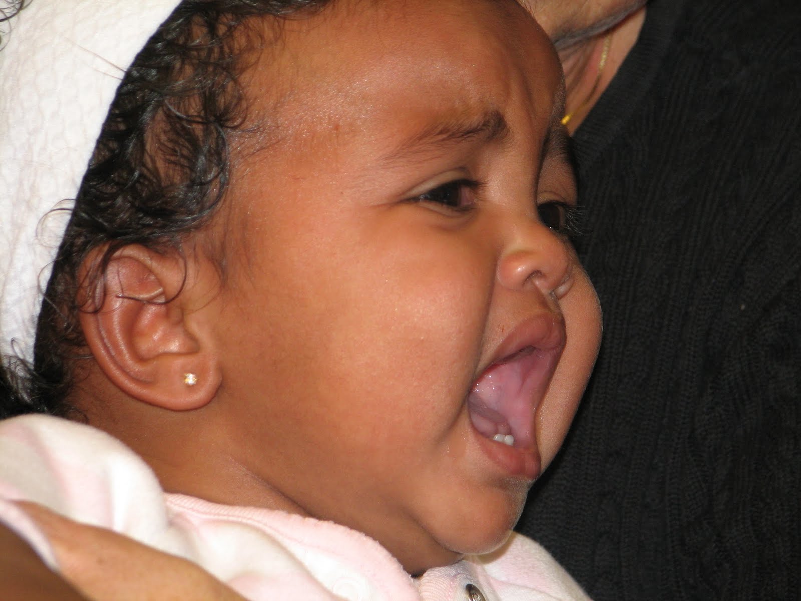 Adopting Baby Schlenner: Ear Piercing!!!!!!!!!!!!