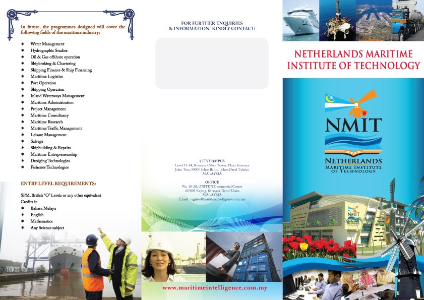 fqemo design: Brochure Netherlands Maritime Institute of Technology