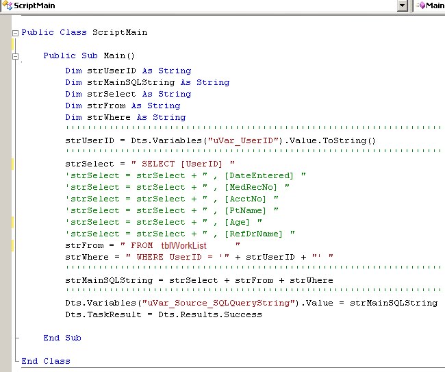 Plexus SQL: Emailing work log notification to individual users using SSIS