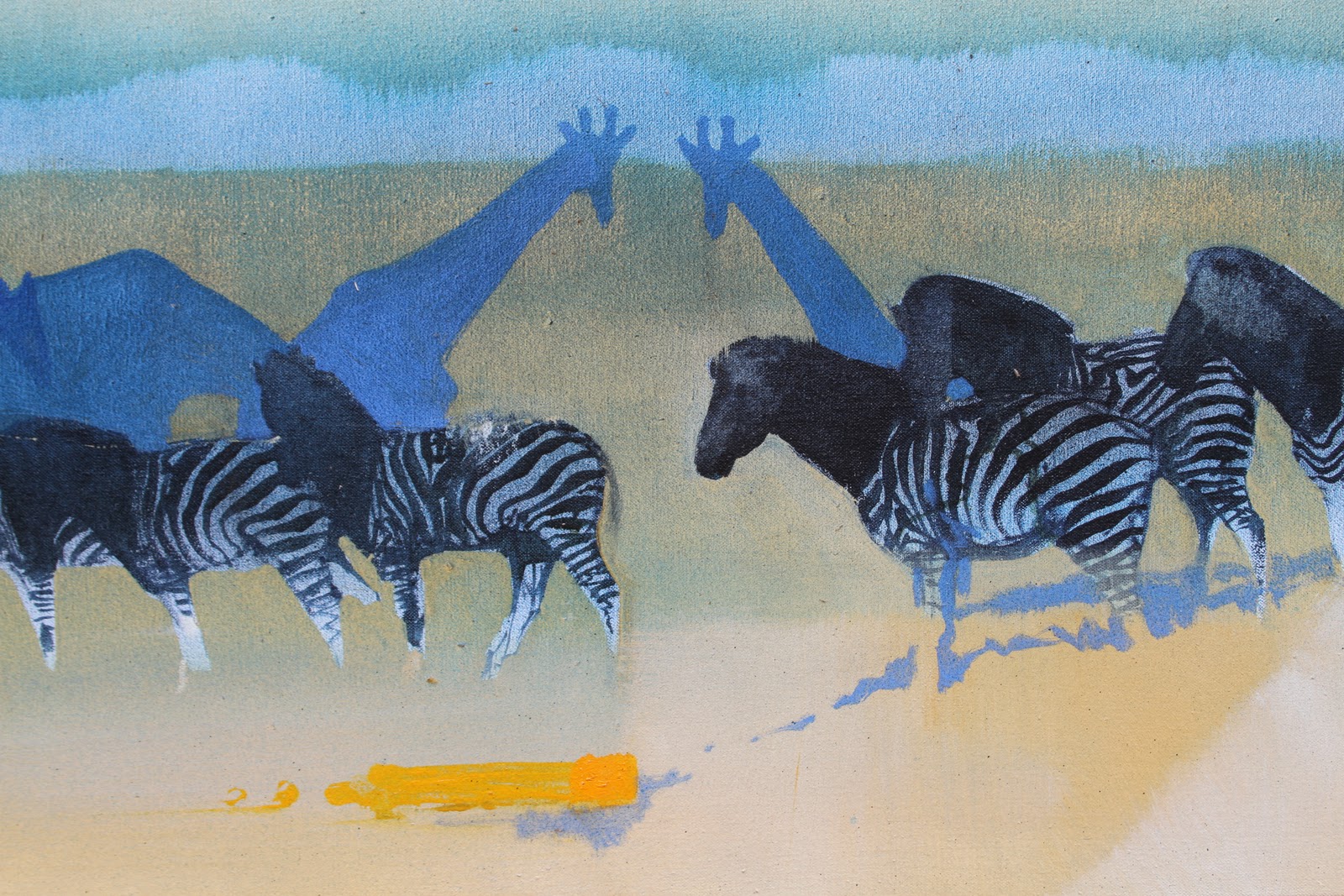 FRESH PAINT : KEITH JOUBERT ART: Summer Skies; Floodplain Layers