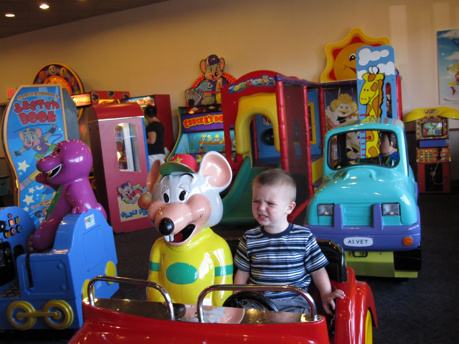 The Good Family: Chuck E Cheese & a 26-month Caleb Celebration!