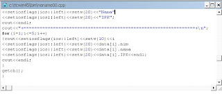 Contoh Database, C++, visual basic, java: Tipe Data Struct