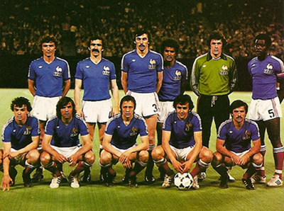 FOOTBALL RETRO: Equipe de France 1979 Etats-Unis - France 0-6