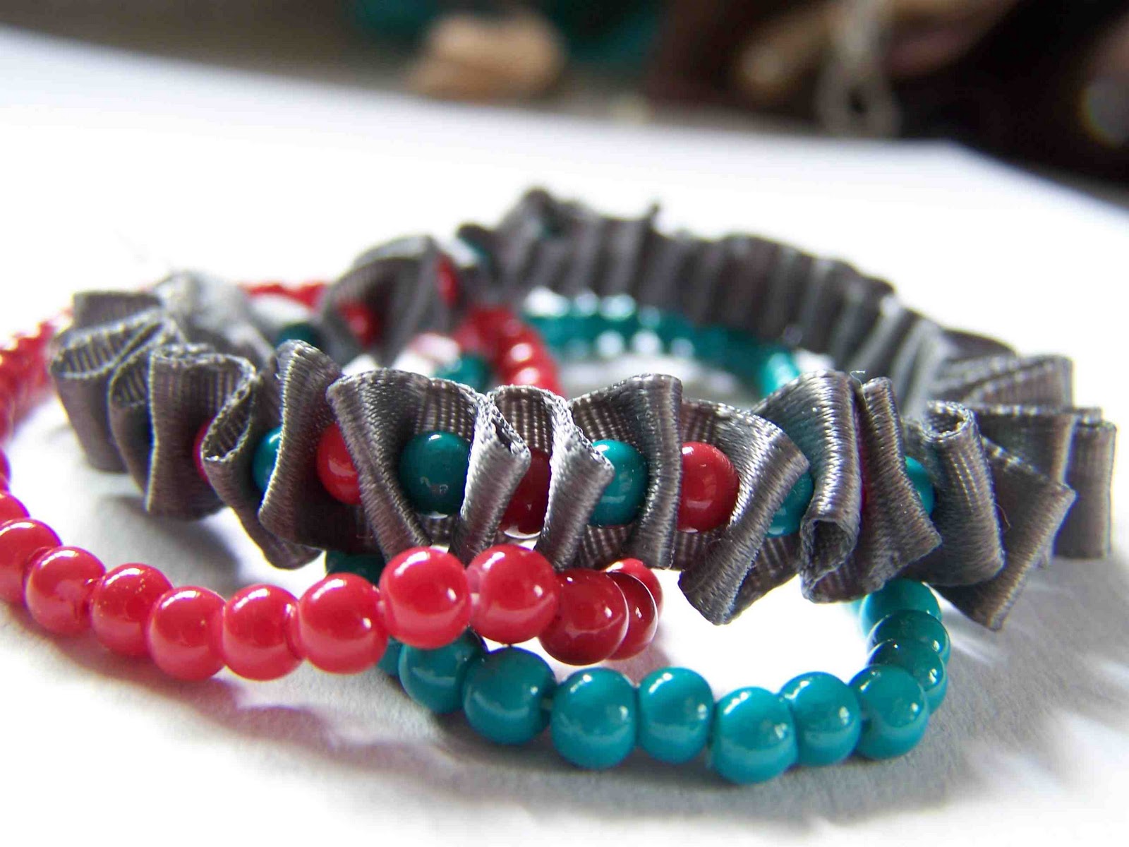 Made By Me Shared With You Easy Ribbon And Bead Bracelet Made By Me Shared With You Easy Ribbon And Bead Bracelet