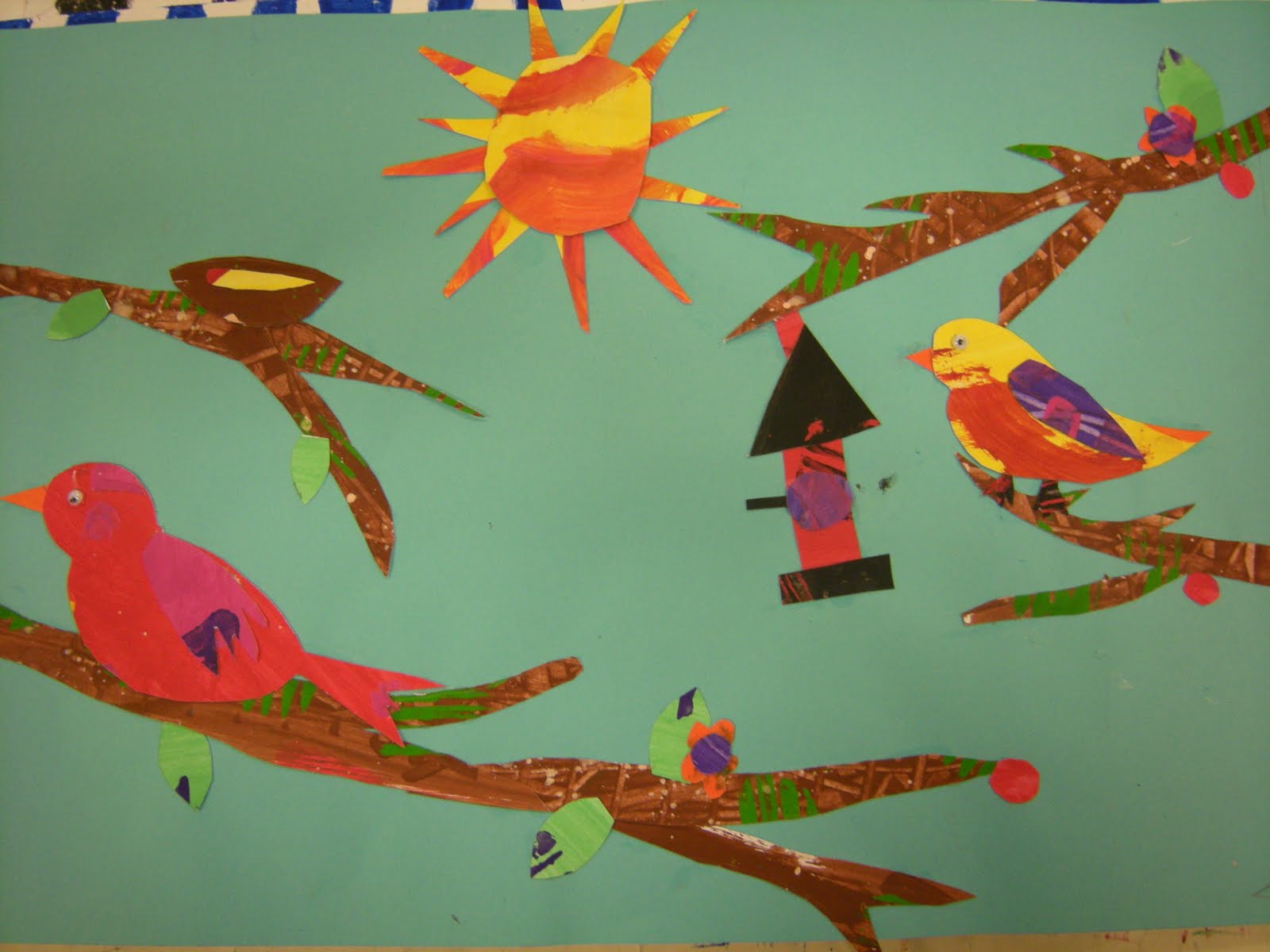 Artolazzi: Eric Carle Bird Collages