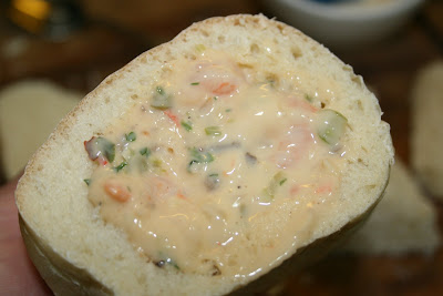 Deep South Dish: Baked Shrimp Stuffed Pistolettes