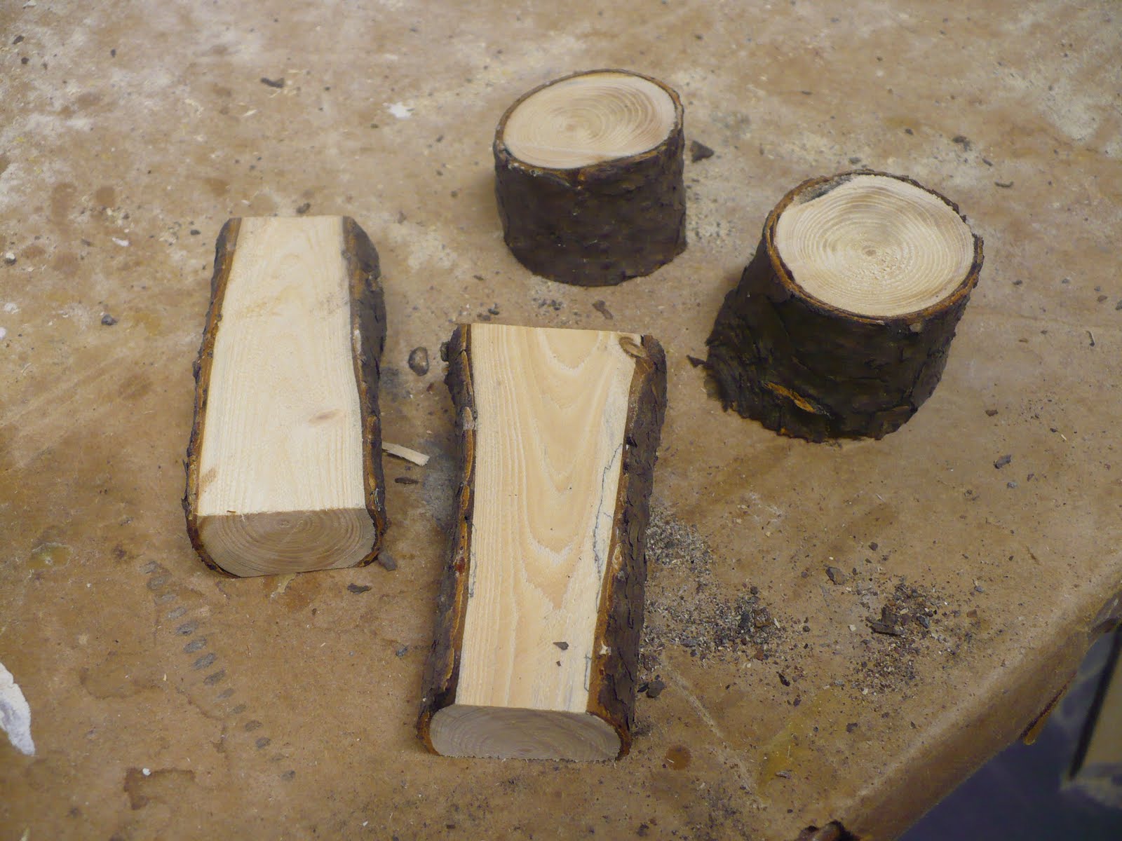 Life on Willowdale: Henry's Natural Wood Blocks: A Tutorial