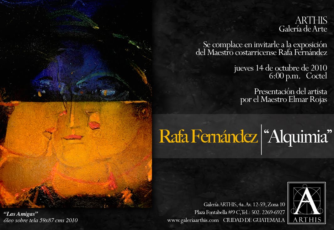 Que el azar te acompañe...: "Alquimia" de Rafa Fernández en Galería Arthis
