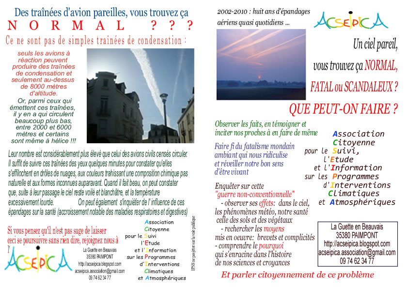 Pour diffusion: tracts et affichettes à imprimer | ACSEIPICA