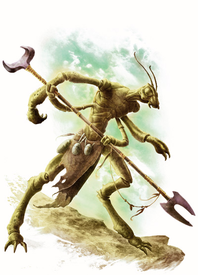 Dungeons and Dragons Oradon Group: Thri-kreen