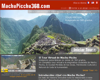 Aprendo en la web: Tour Virtual de Machu Picchu