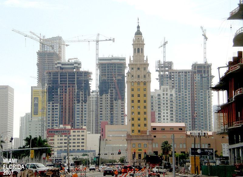 MIAMI FLORIDA Dade County South Beach Hotel Restaurant University Bank ...