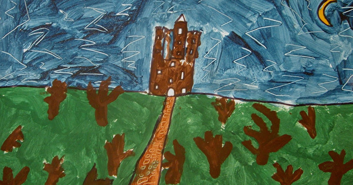 Use Your Coloured Pencils: Castle Paintings