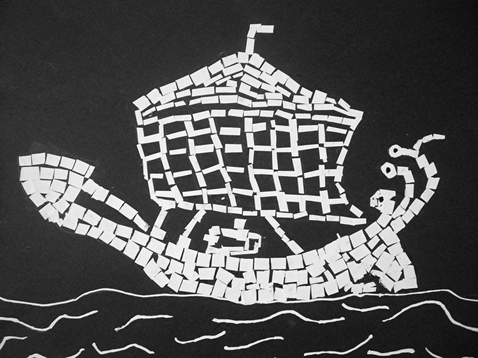 Use Your Coloured Pencils: Ancient Roman Style Paper Mosaics