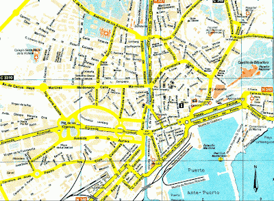 TRAVEL INTO WORLD: Malaga Map