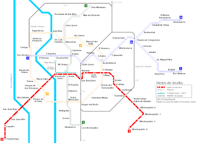 TRAVEL INTO WORLD: Seville Map