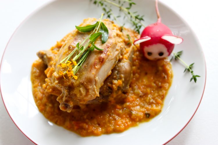 fleur de sel: lemon rabbit ragout