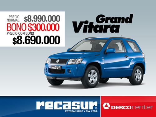 noticias recasur: VOLVIO!! BONOS SUZUKI EN RECASUR DERCOCENTER
