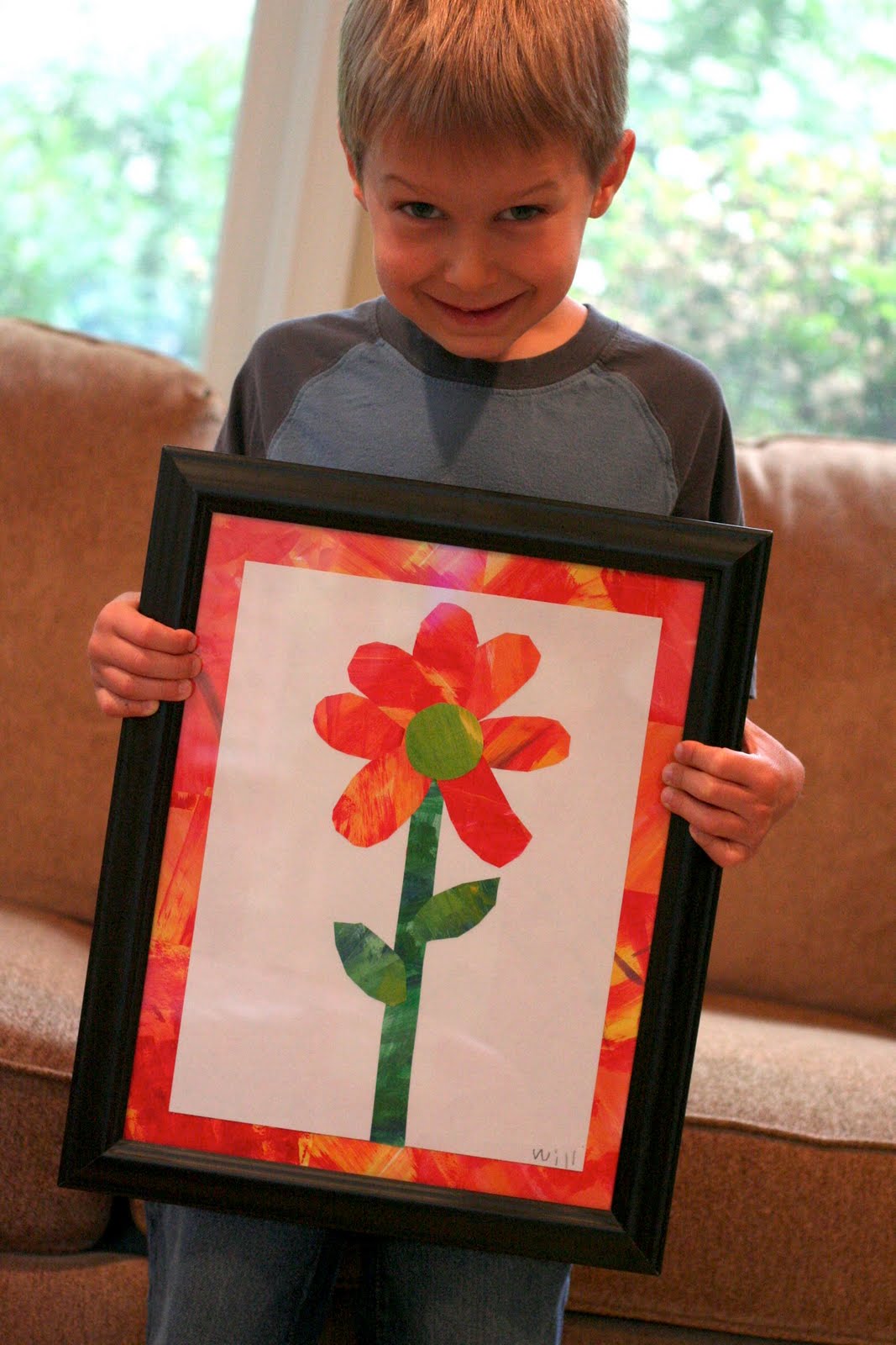 Planted by Streams: The Tiny Seed : Eric Carle Inspired Art