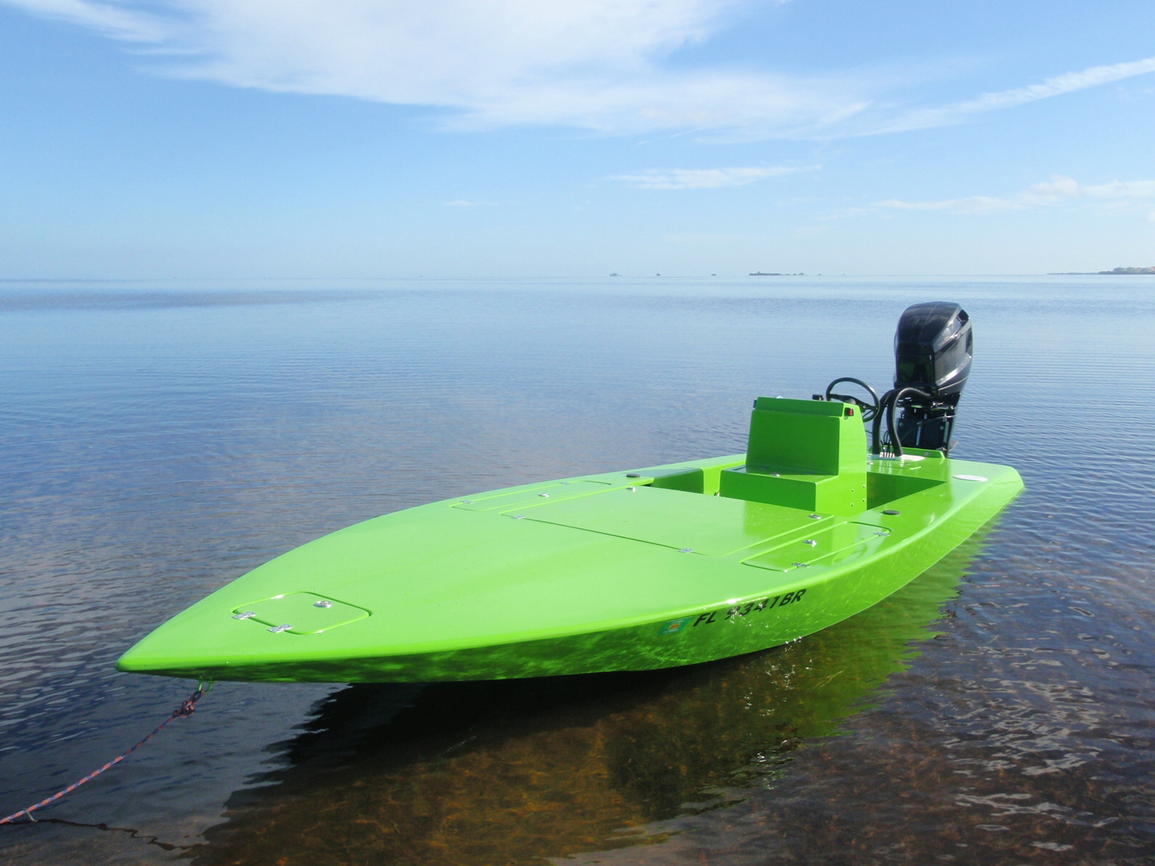 Sleekcraft Allison Flatsboat with SeaDek | SeaDek Marine Products