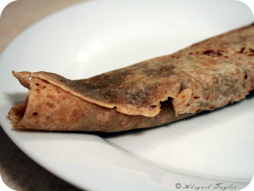 Peppercorns and Pasta: Chocolate Chip Fake Crepe