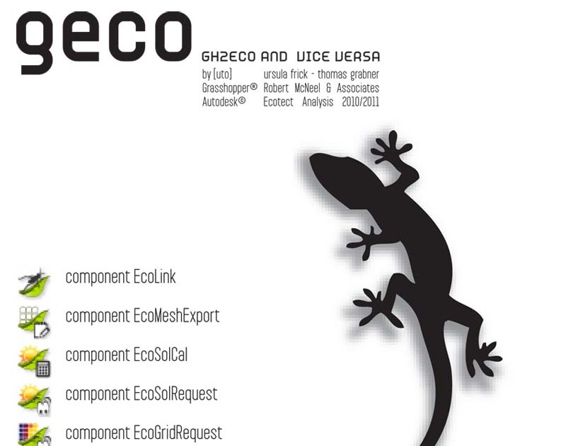 u t o ]: Geco - GH2Ecotect