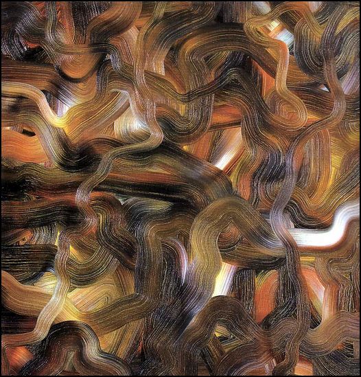 Paint me in the colours of chaos: beautiful squeegee paintings by ...