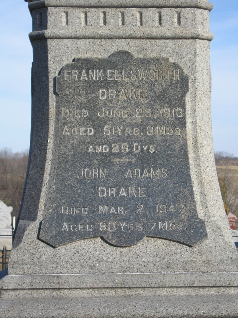 The Lucas Countyan: Tallest tombstone in Centerville
