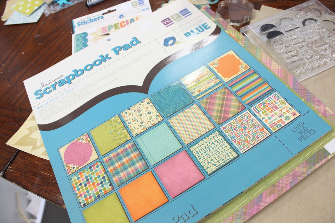 Mish Mash: Scrapbook page topper...
