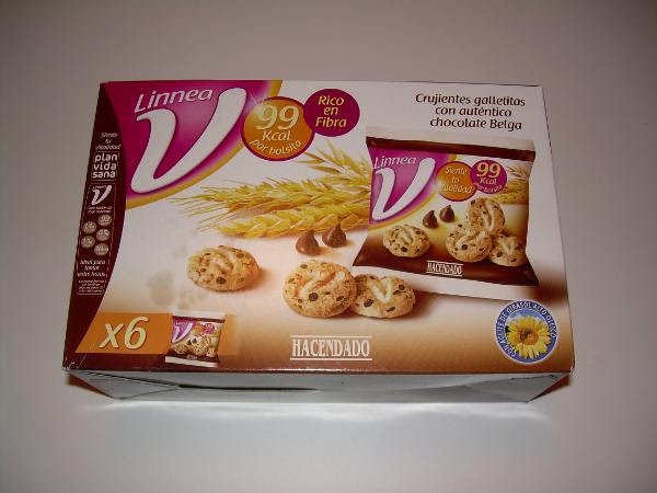 Galletas con chocolate belga 99 kcal HACENDADO ::: El Blog de las ...