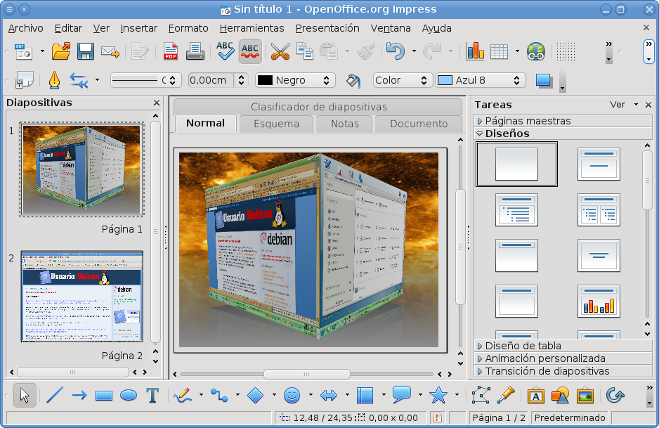 UsuarioDebian: OpenOffice.org - Suite ofimatica